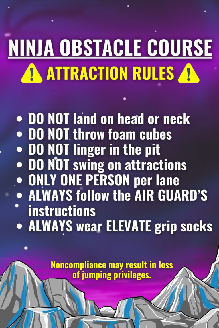 Rules | Elevate Trampoline Park | Queen Creek, AZ